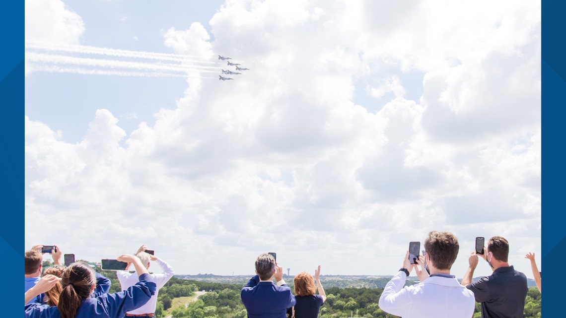 Air Force Thunderbirds flying over Austin, San Antonio | kvue.com