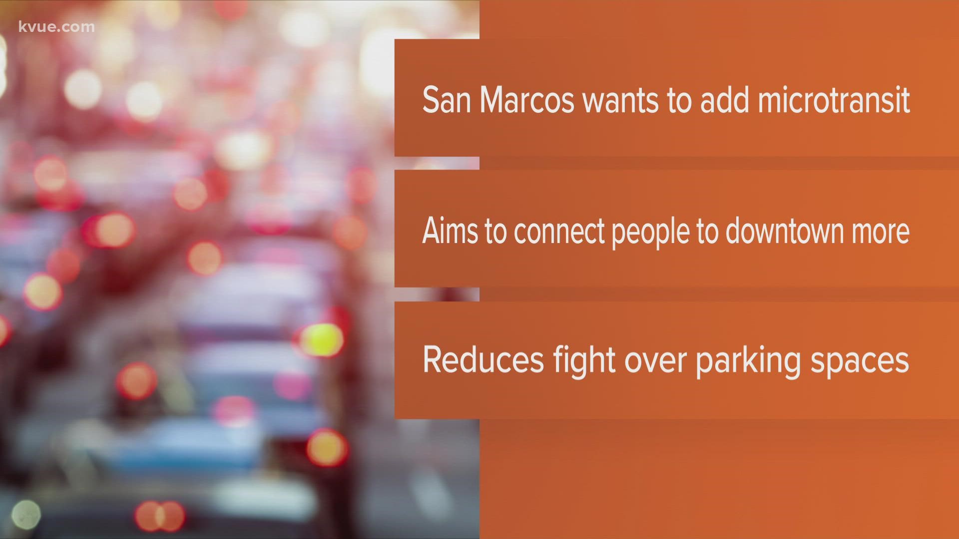 City of San Marcos renews effort to bring in 'microtransit' shuttle ...