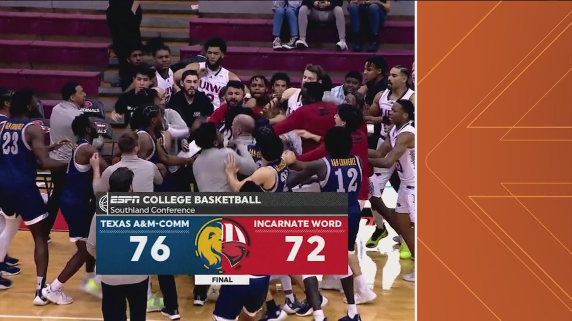 Fight breaks out after Texas A&M-University Commerce basketball game ...
