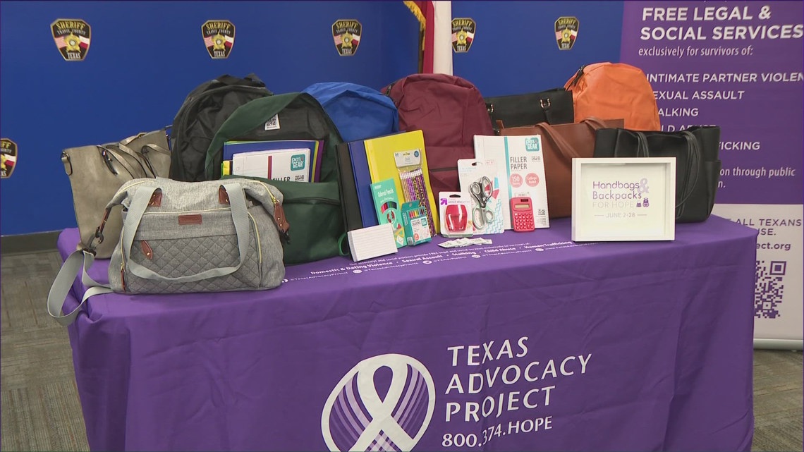 Handbags for Hope: Texas group aids domestic violence victims with bags ...