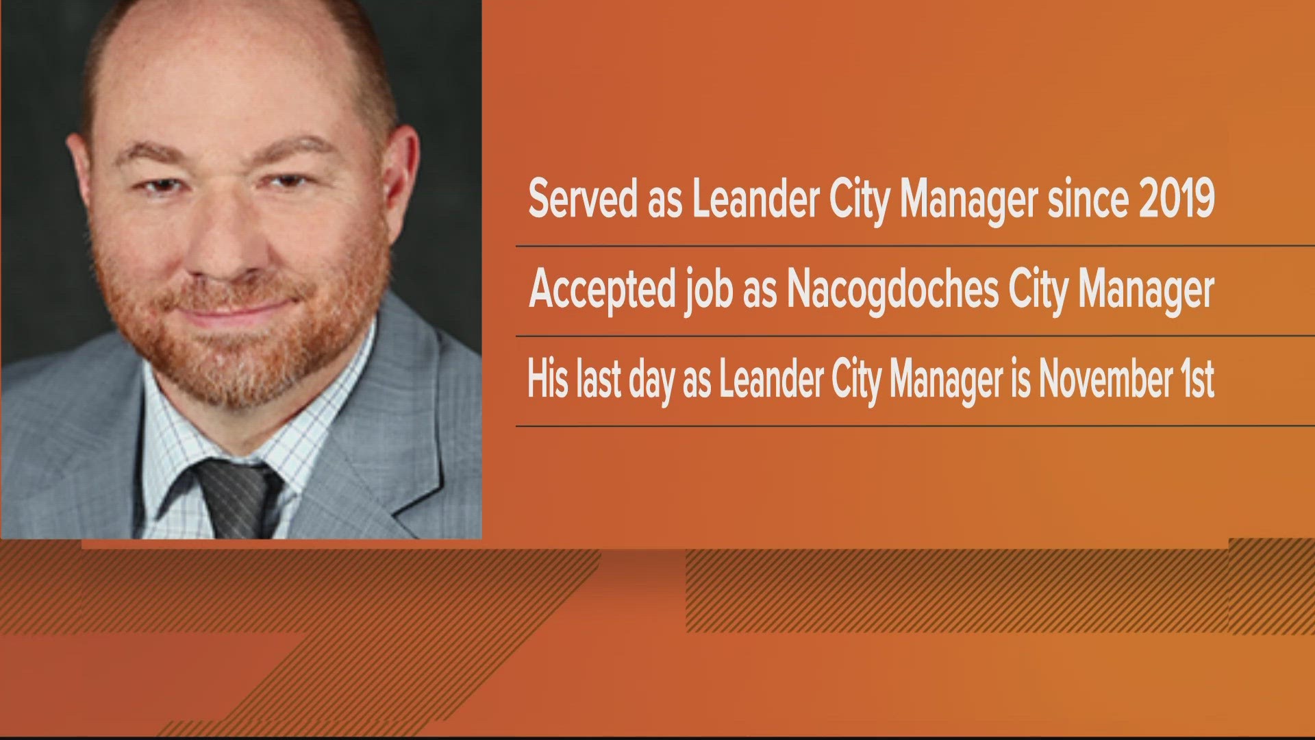 Leander city manager resigns, headed to Nacogdoches | kvue.com