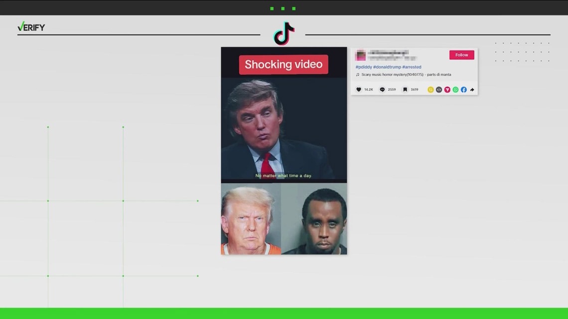 Is a photo depicting Donald Trump with Diddy real? | VERIFY | kvue.com