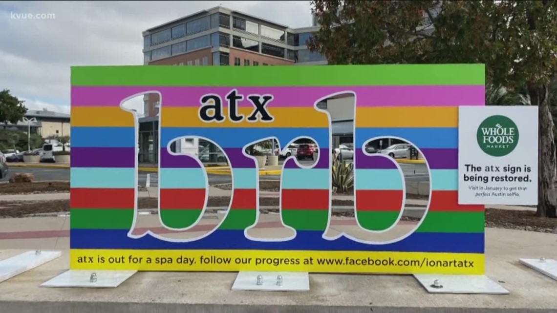 Famous 'atx' sign replaced with 'brb' | kvue.com