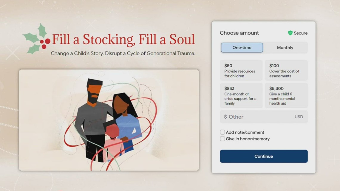 'Fill a Stocking, Fill a Soul' helps children heal from trauma | kvue.com