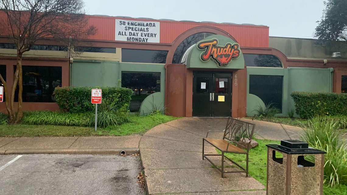Trudy's Tex Mex restaurant files for bankruptcy | kvue.com