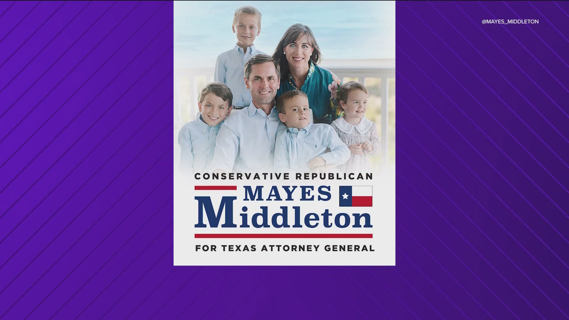 State Sen. Mayes Middleton launches Texas Attorney General campaign ...