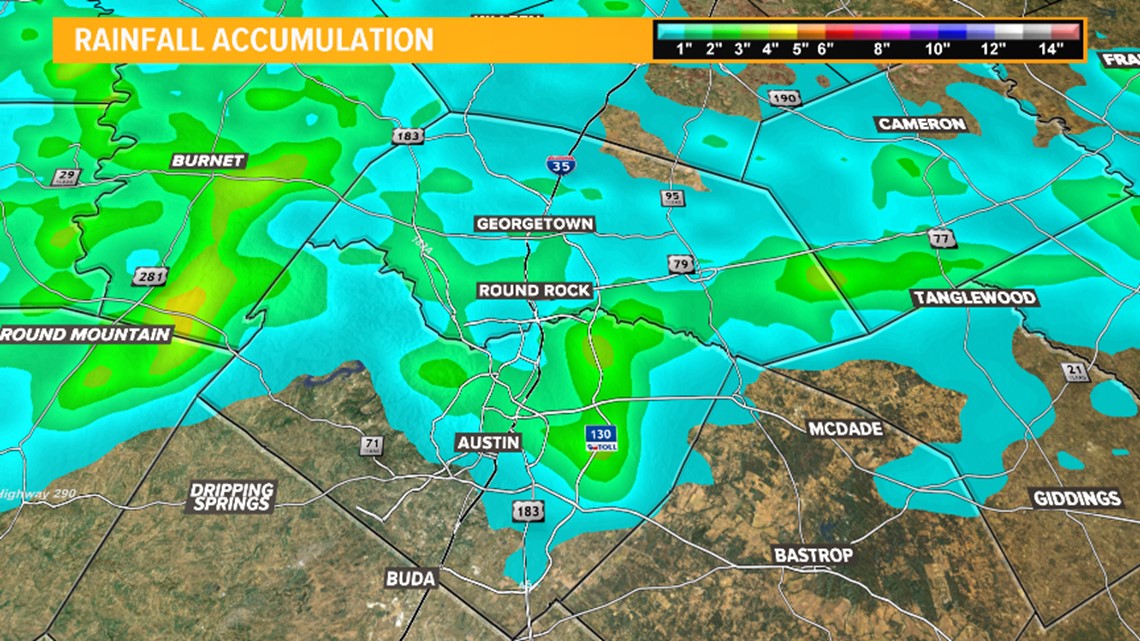 RAIN TOTALS: Strong storms overnight Sunday bring much-needed rain to ...