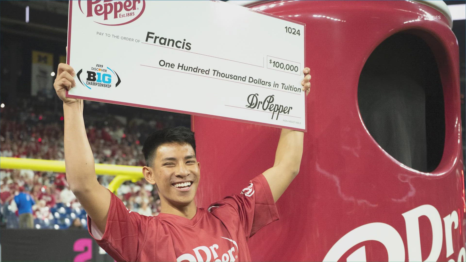 Austinite wins $100K Dr. Pepper tuition giveaway | kvue.com