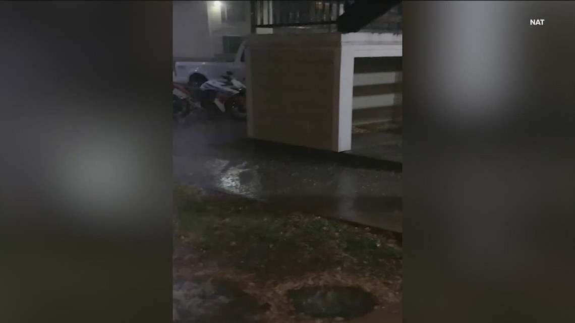 Hail spotted in parts of Austin during storm | kvue.com