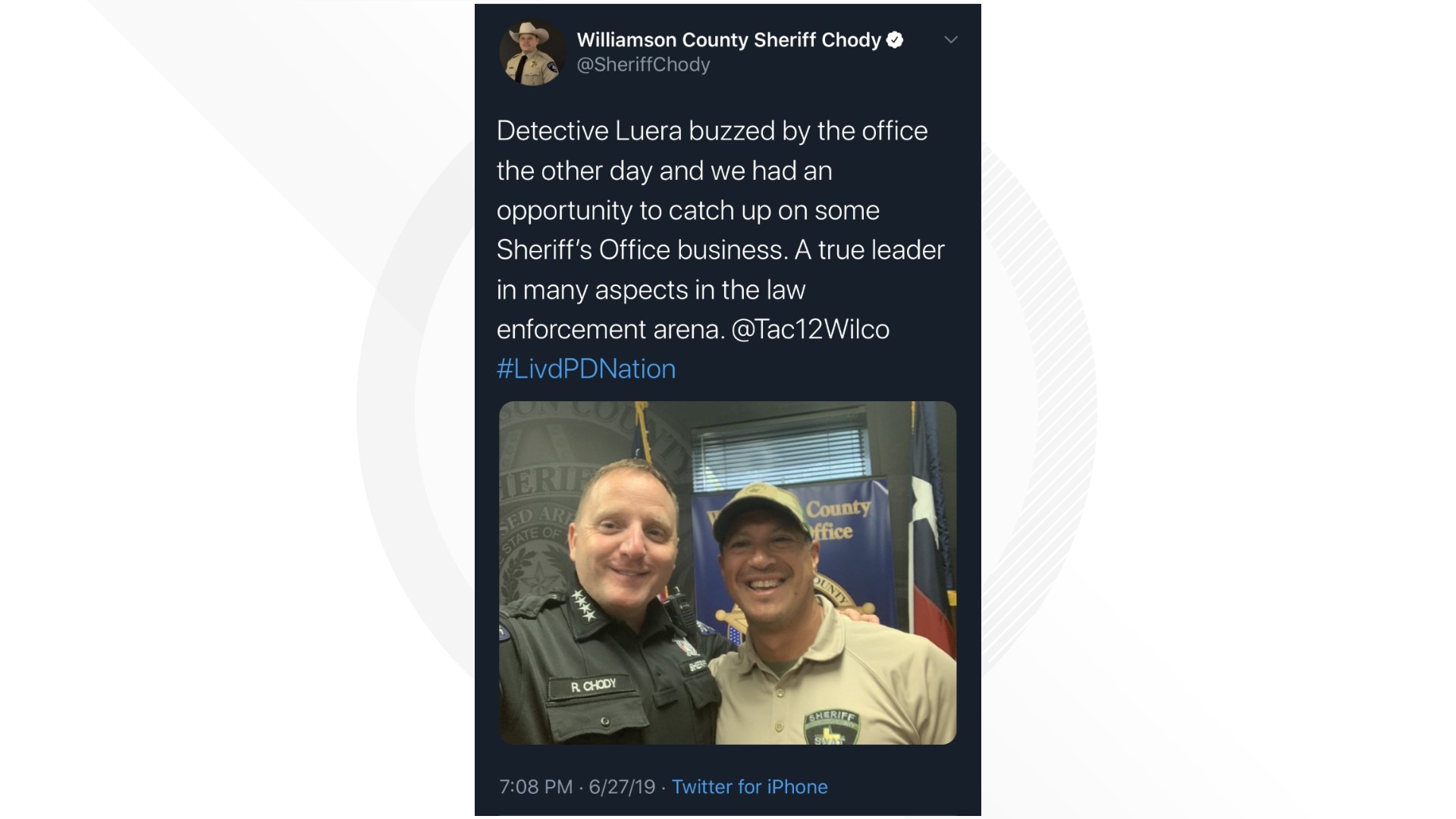 Williamson County Sheriff Robert Chody's history of deputy hires | kvue.com