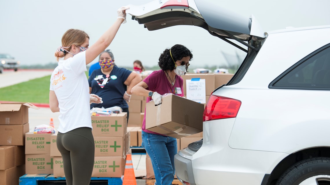 PHOTOS: Central Texas Food Bank serving those in need during pandemic ...