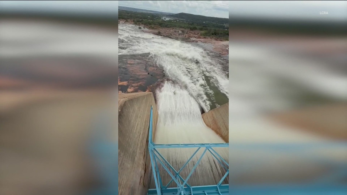WATCH: LCRA opens Buchanan Dam floodgates | kvue.com