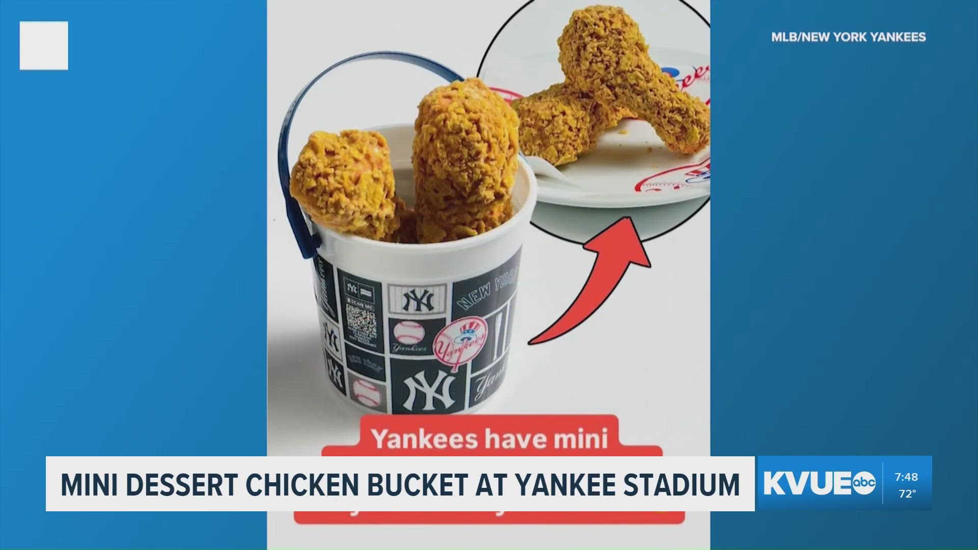 Fried chicken ice cream debuts at Yankees Stadium | kvue.com