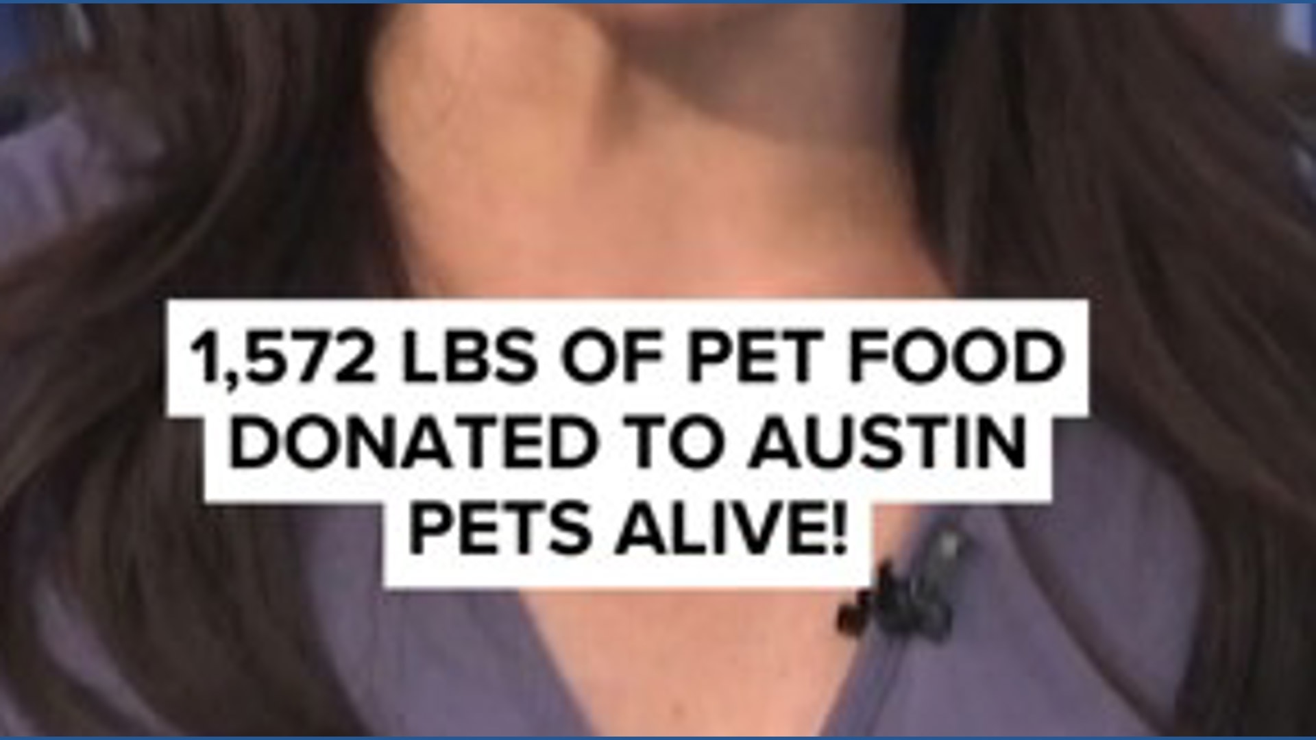 1,572 pounds of pet food donated to Austin Pets Alive! | kvue.com