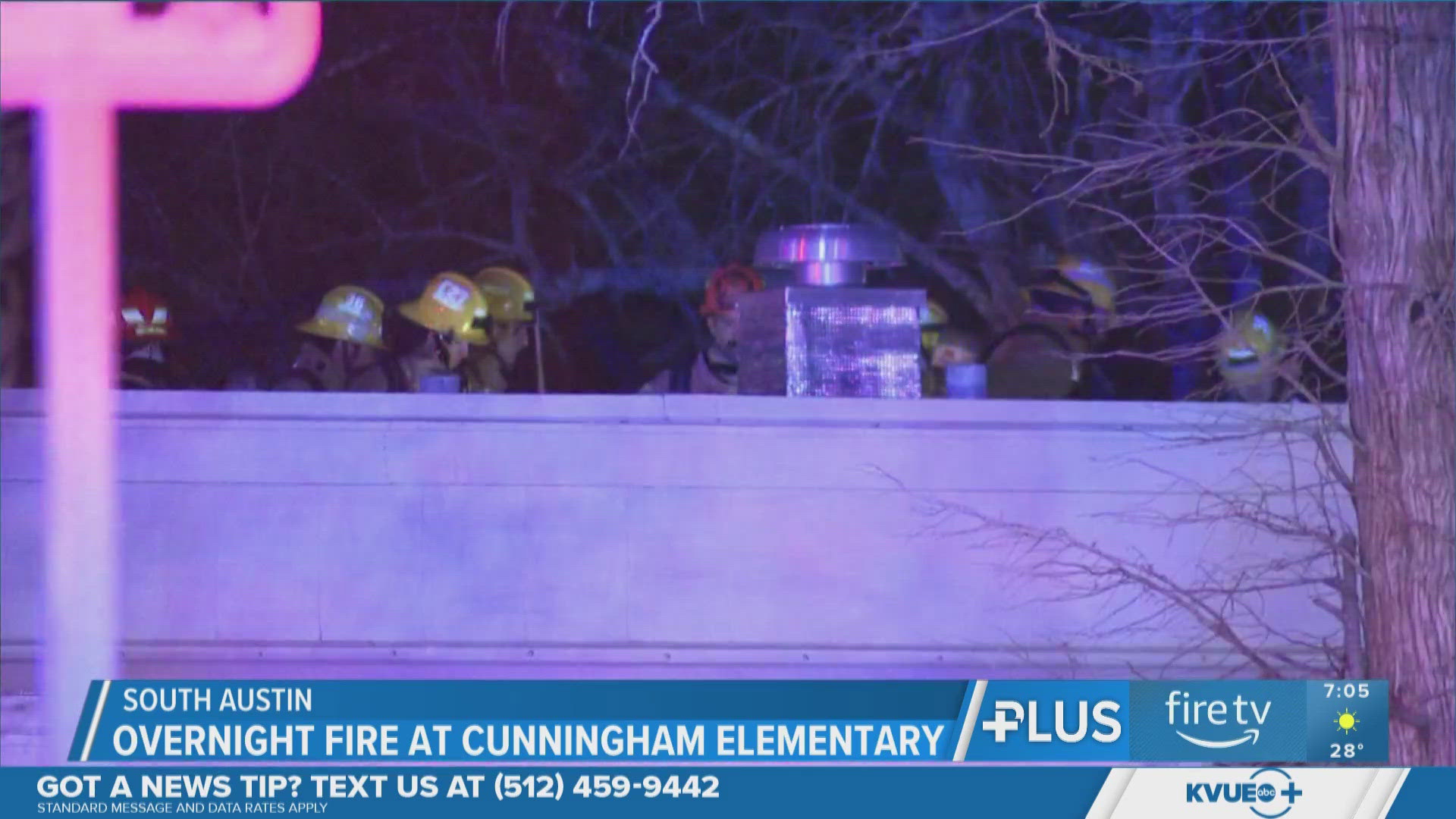 Fire breaks out overnight at Cunningham Elementary in South Austin ...