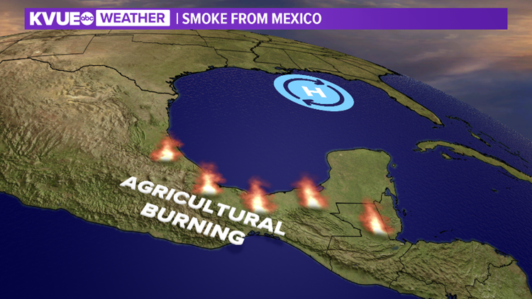 Smoke from agricultural fires in Mexico decreases this weekend | kvue.com