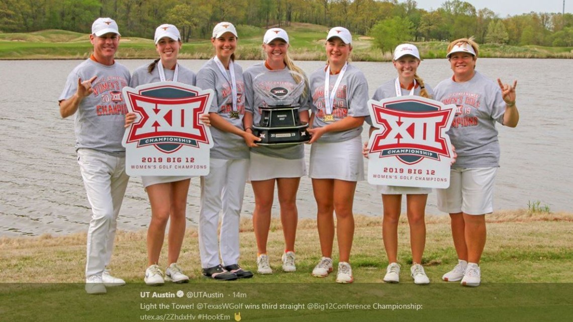 UT women's golf team wins 2019 Big 12 Championship | kvue.com