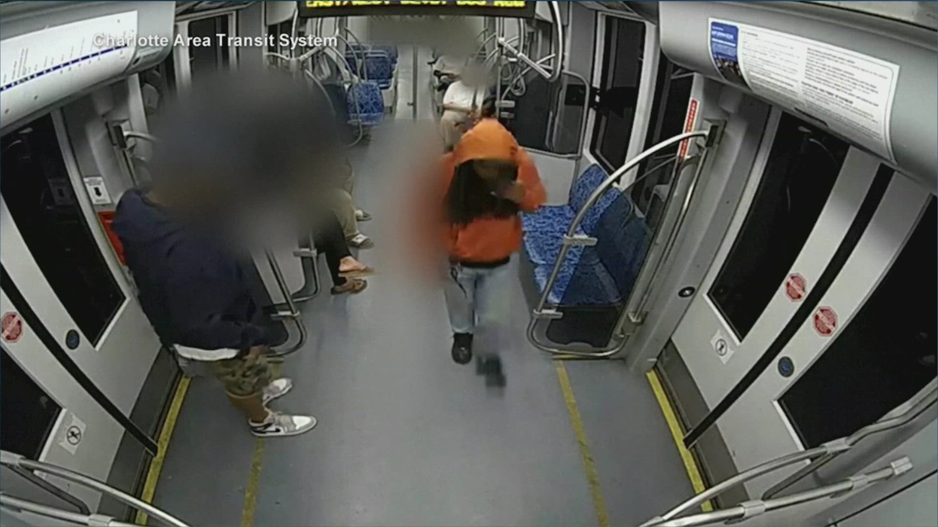 Surveillance video released of deadly North Carolina light rail ...