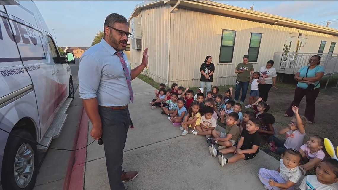 KVUE's Marc Mullins visits Caldwell Heights Elementary | kvue.com