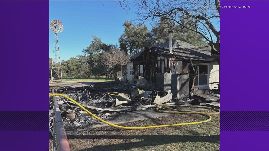 Firefighters rescue 4 dogs and iguana from Georgetown house fire | kvue.com