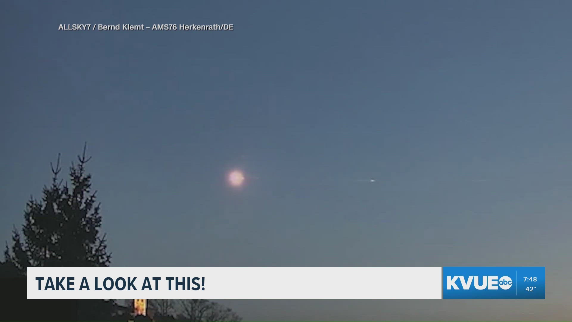 Fireball lights up sky across parts of western Europe | kvue.com