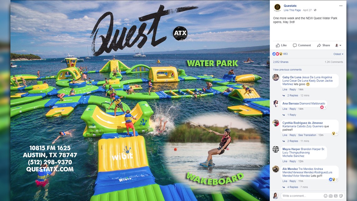 Giant aquatic playground to open Thursday in Austin! | kvue.com