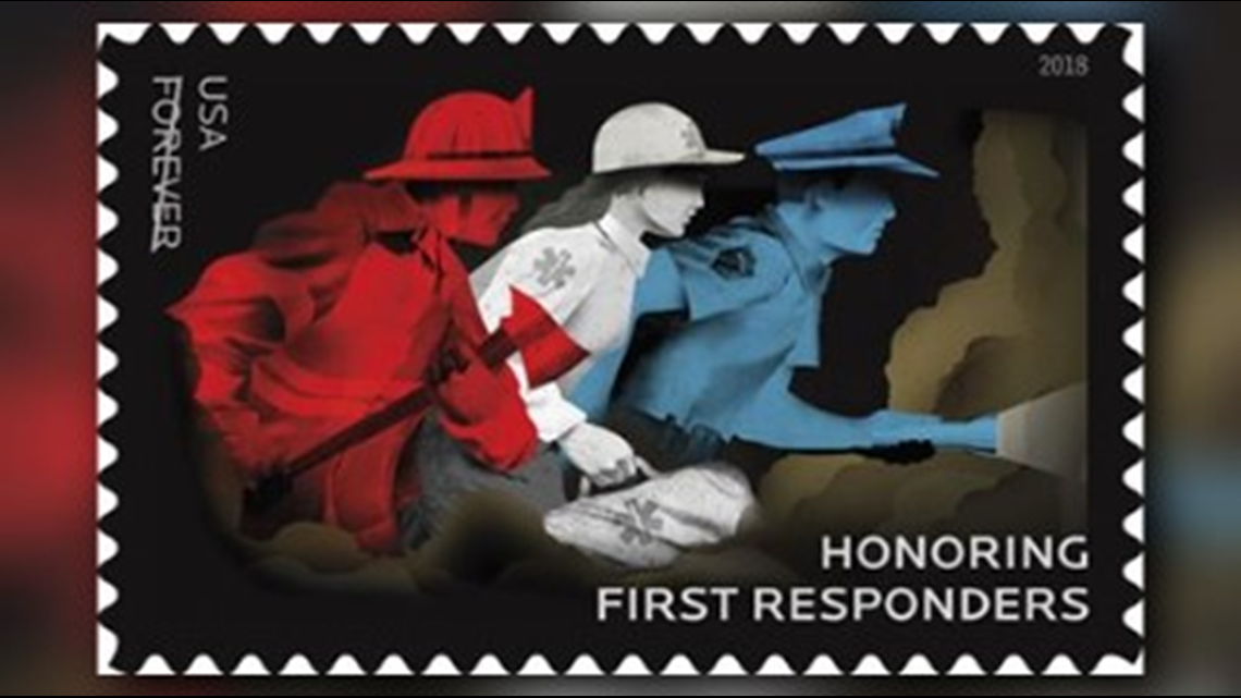 Police officers, first responders honored on new U.S. Postal Service ...