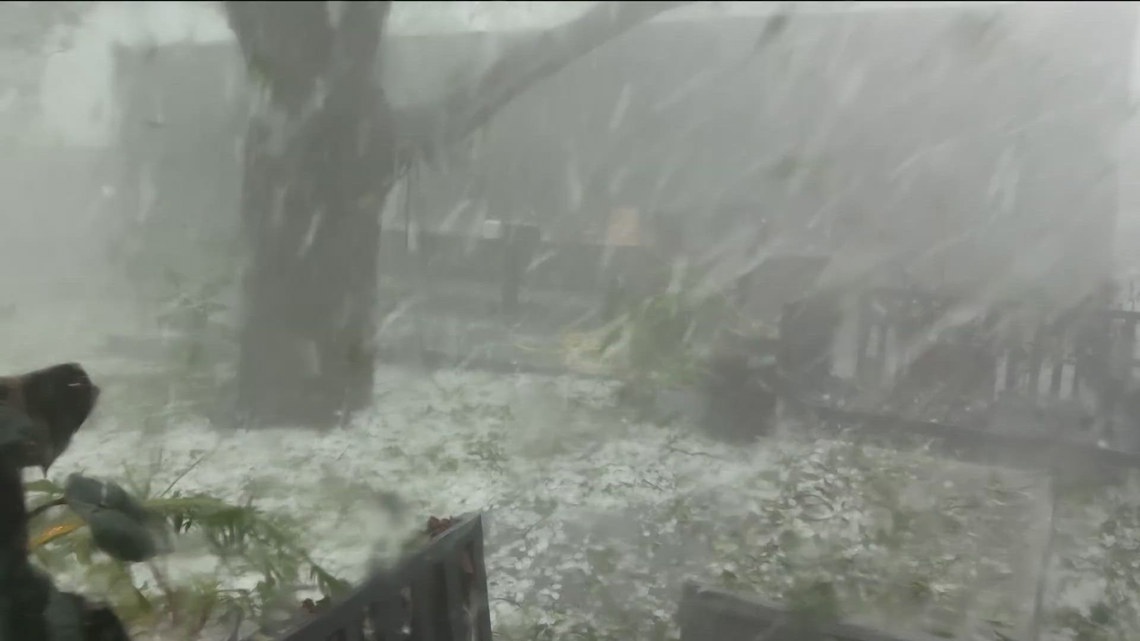 Heavy hail impacts Austin, Texas | kvue.com