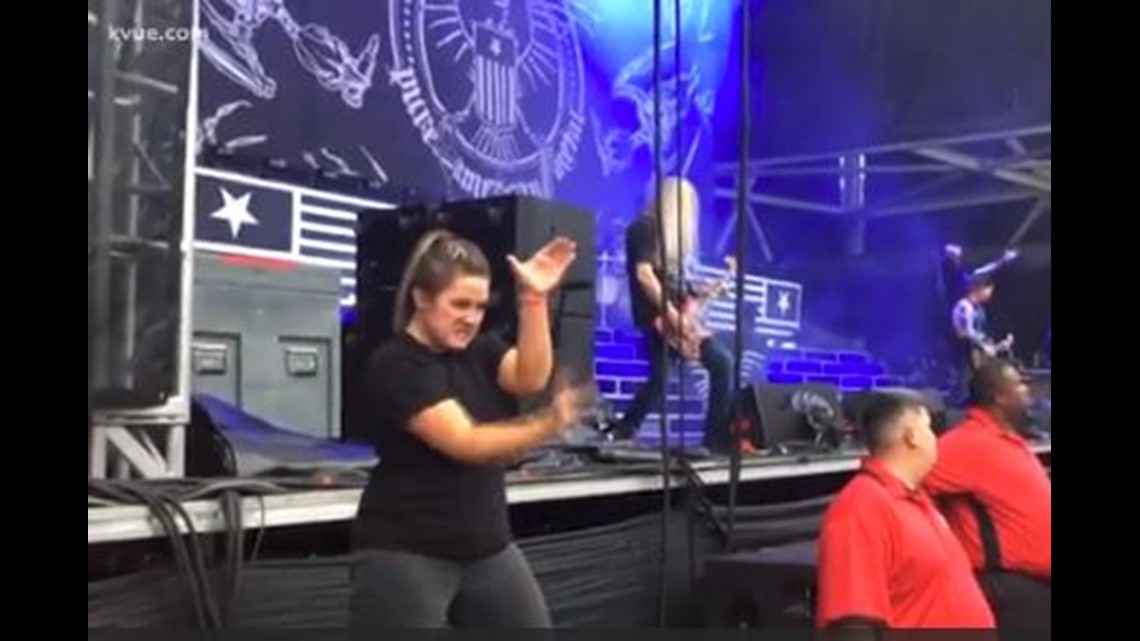 Internet going wild over sign language interpreter at Slayer concert in ...