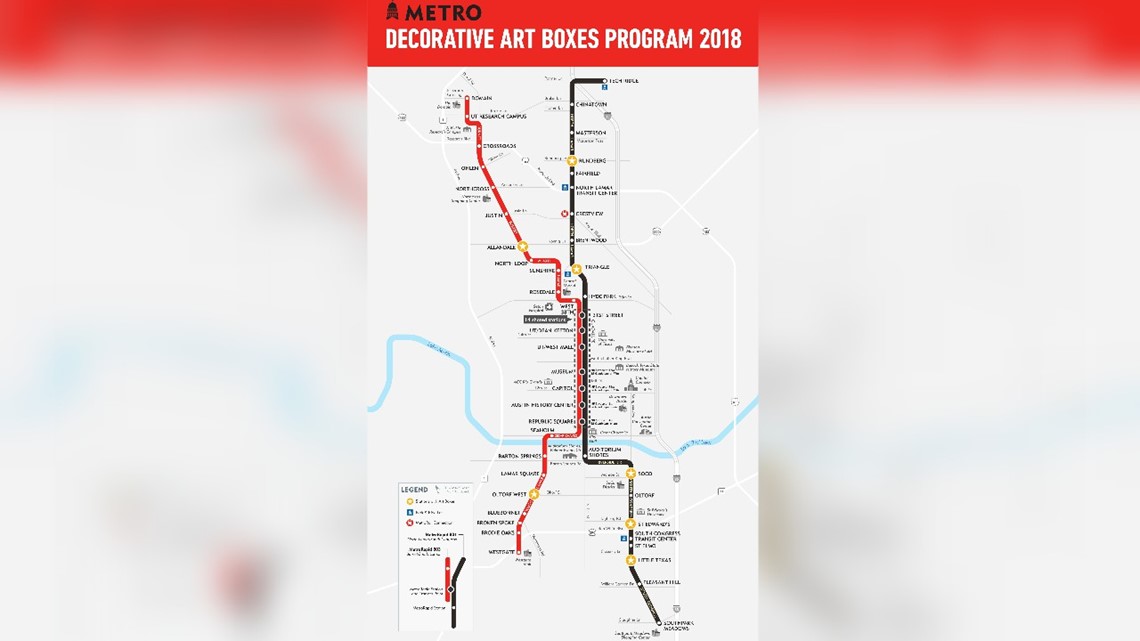 CapMetro adds art to electrical boxes along bus routes | kvue.com