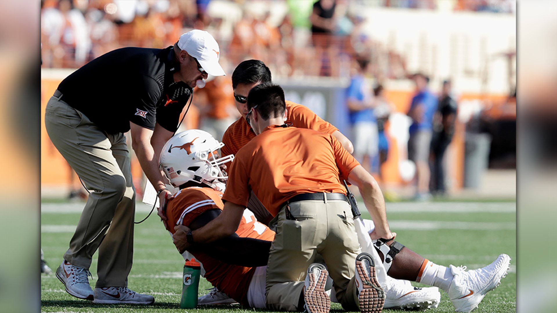 UT lineman Patrick Hudson is out of the hospital | kvue.com