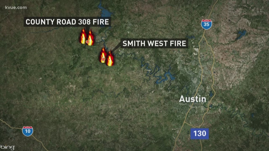 Crews battling two wildfires in Central Texas | kvue.com