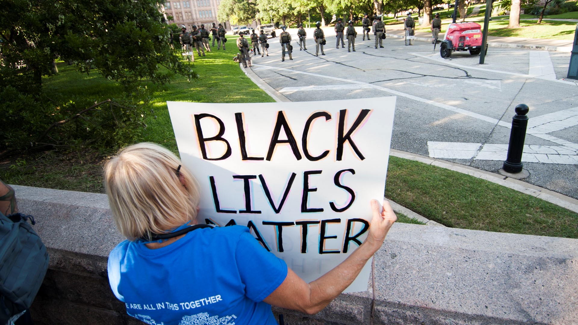PHOTOS: Protesters march through Downtown Austin for seventh night in a ...