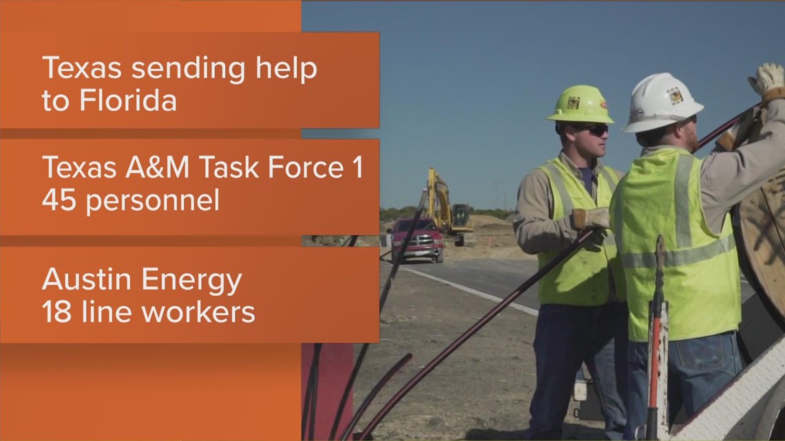 Austin Energy sending crews to Florida to assist with Hurricane Ian ...