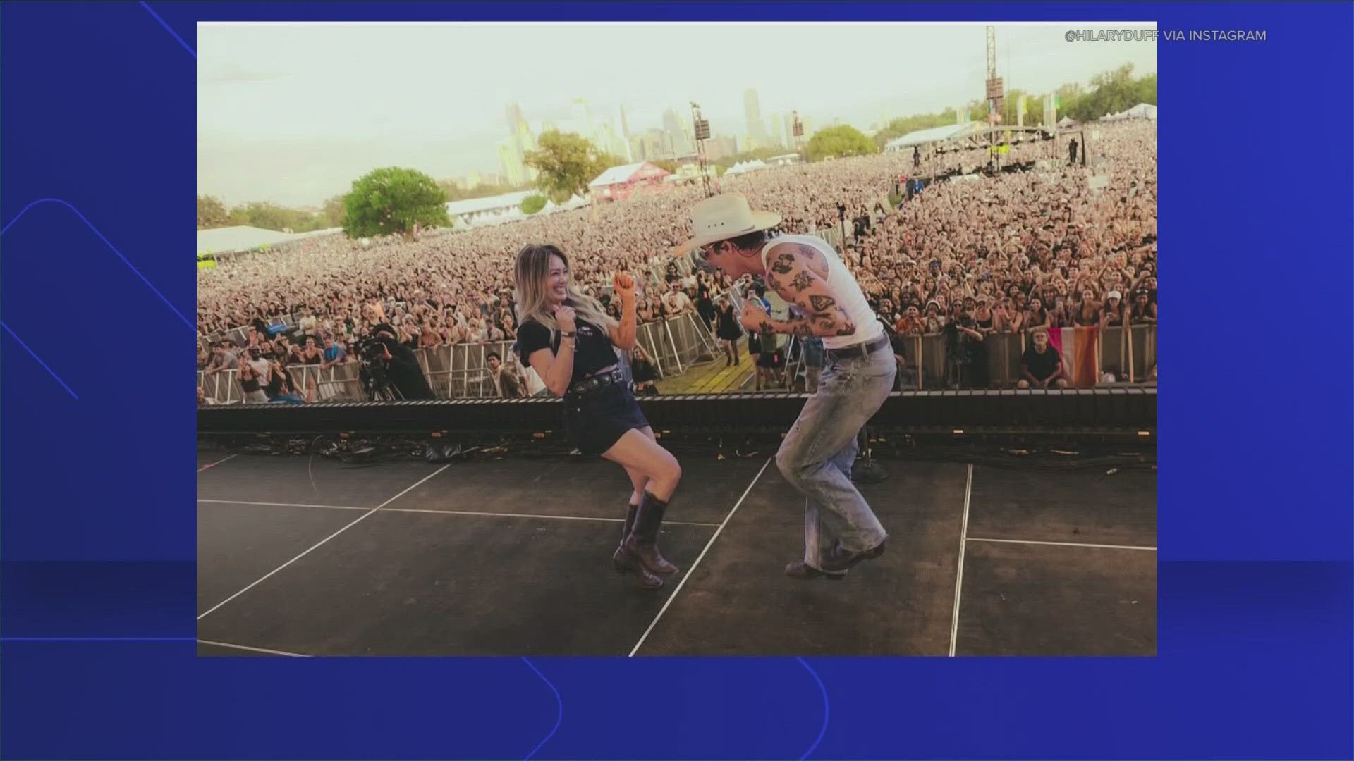 Role Model shares stage with Hilary Duff during ACL Fest Weekend 1 ...