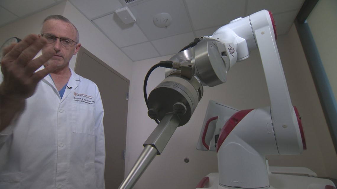 New neurosurgery robot, ROSA, debuts in Central Texas | kvue.com