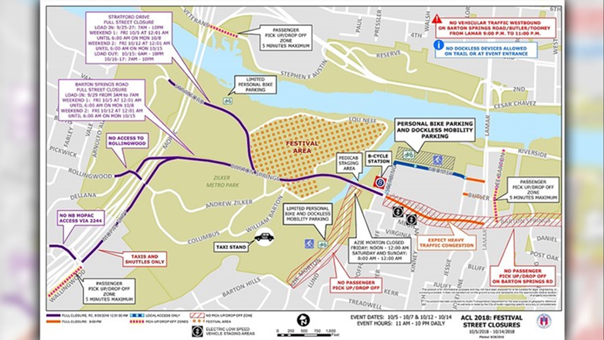 How to take a bike or scooter to ACL Fest 2018 | kvue.com