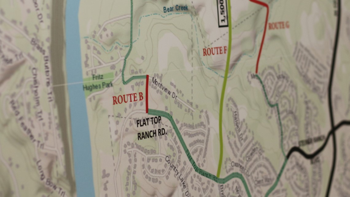 Travis County commissioners approve Steiner Ranch evacuation route 'B ...