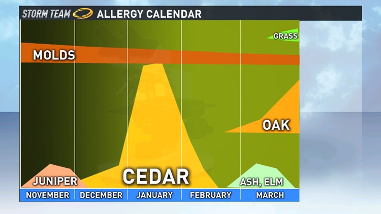 Allergy Alert: Juniper pollen returns this week | kvue.com
