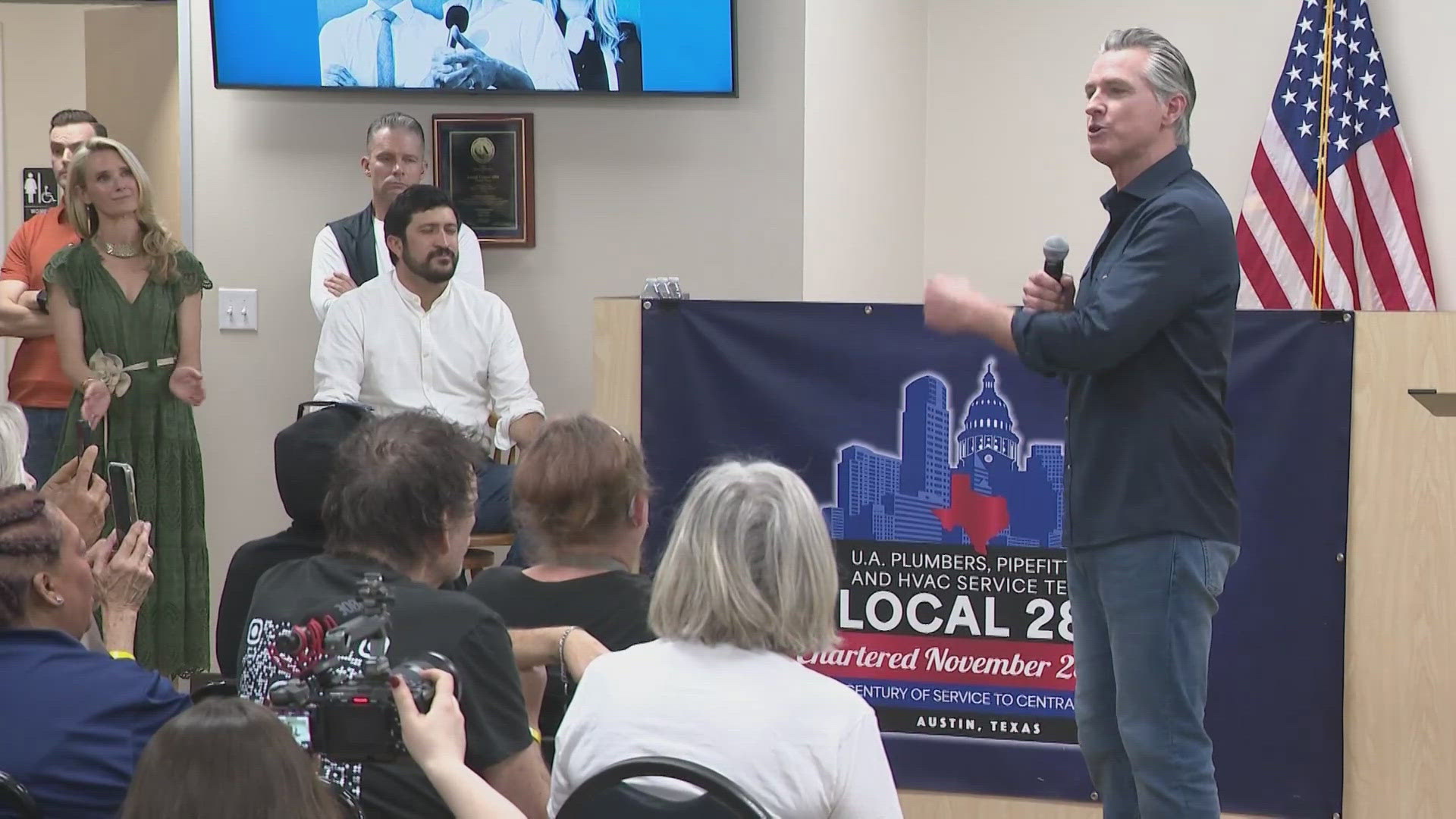 US Rep. Greg Casar, California Gov. Gavin Newsom host event in Austin ...