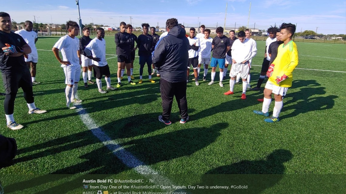Austin Bold FC hosts soccer tryouts ahead of first season in 2019 ...