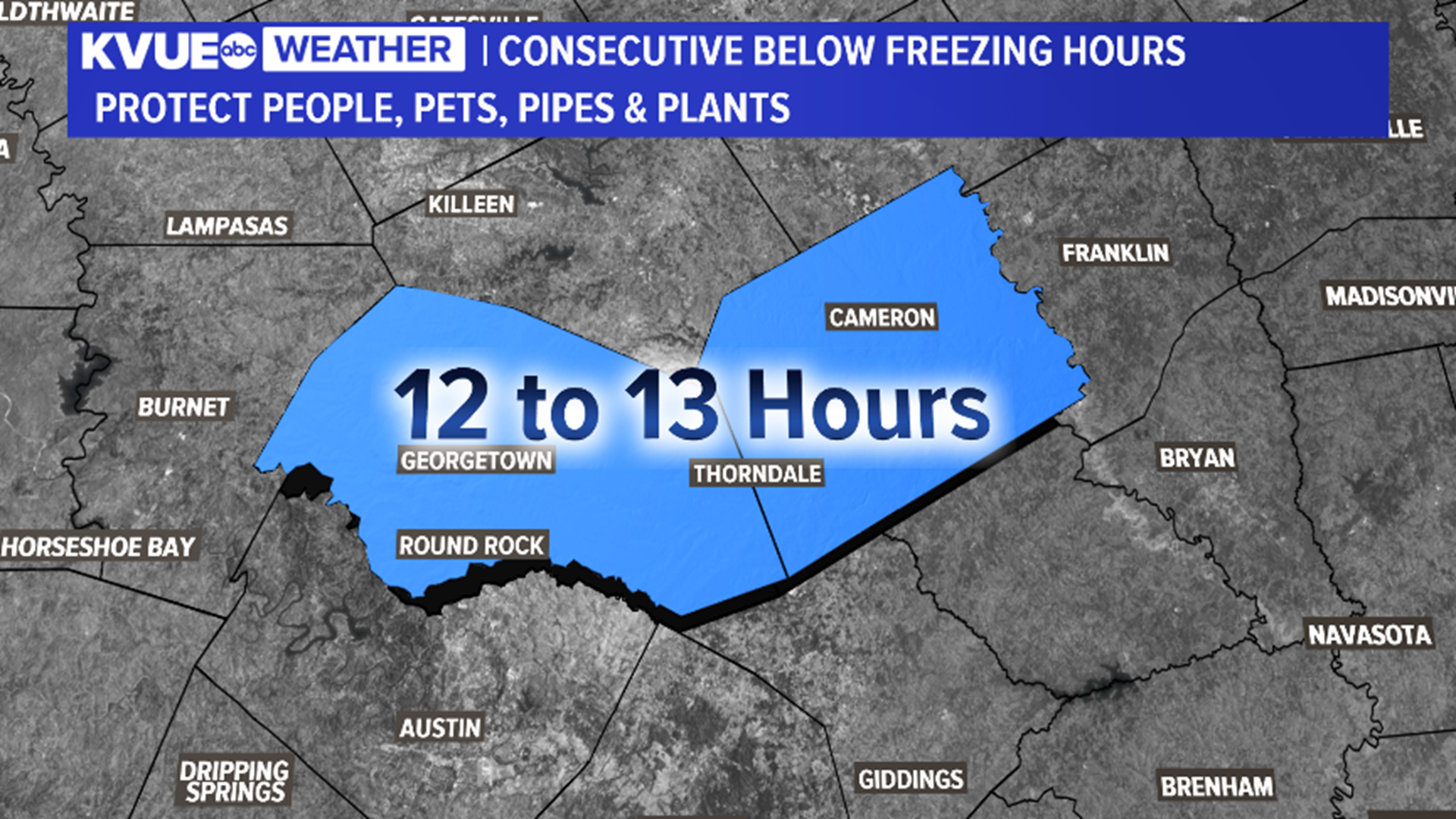 Freeze expected for Austin and the surrounding area | kvue.com