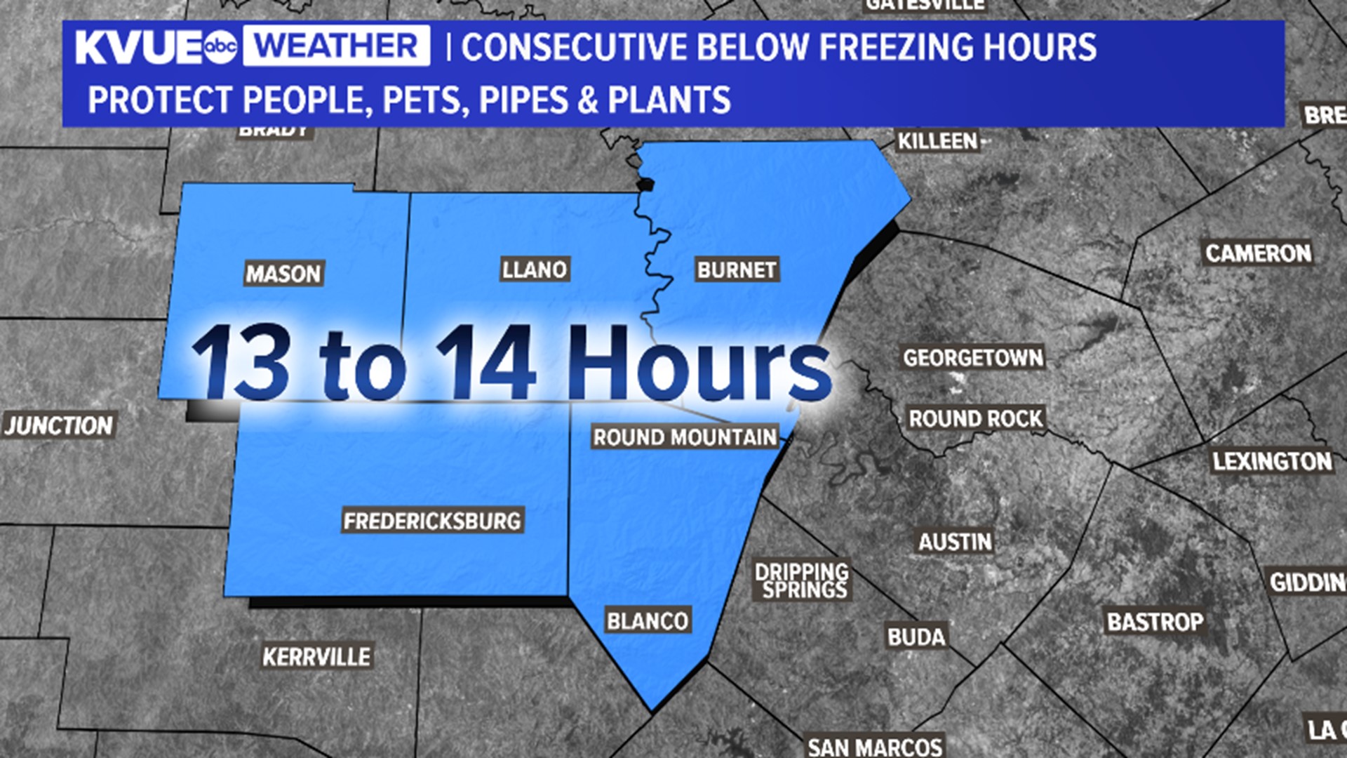 Freeze expected for Austin and the surrounding area | kvue.com