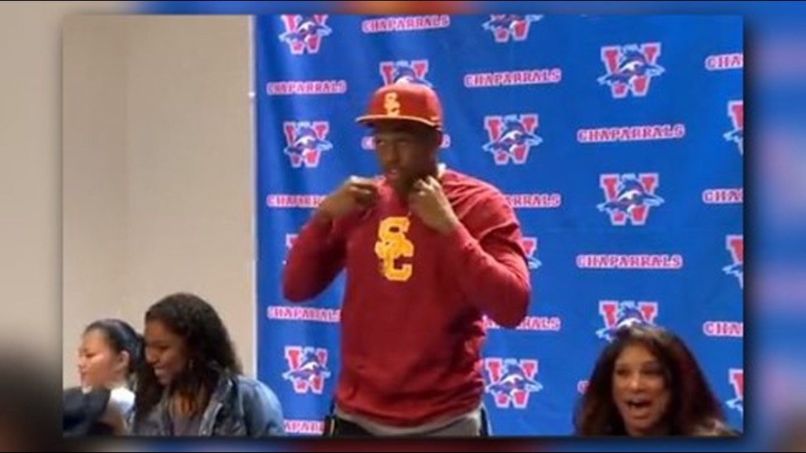 Former Westlake star Levi Jones dismissed from USC football team | kvue.com