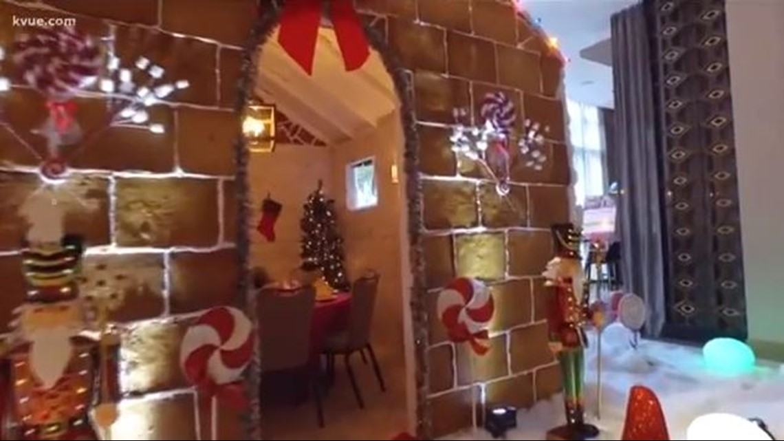 Everything really is bigger in Texas: Giant gingerbread house takes ...