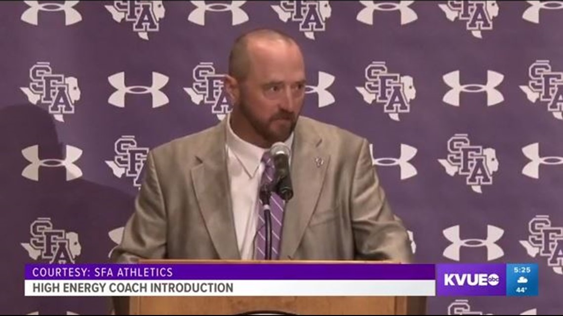 'Pick up an axe and start swinging' | SFA football coach makes a ...