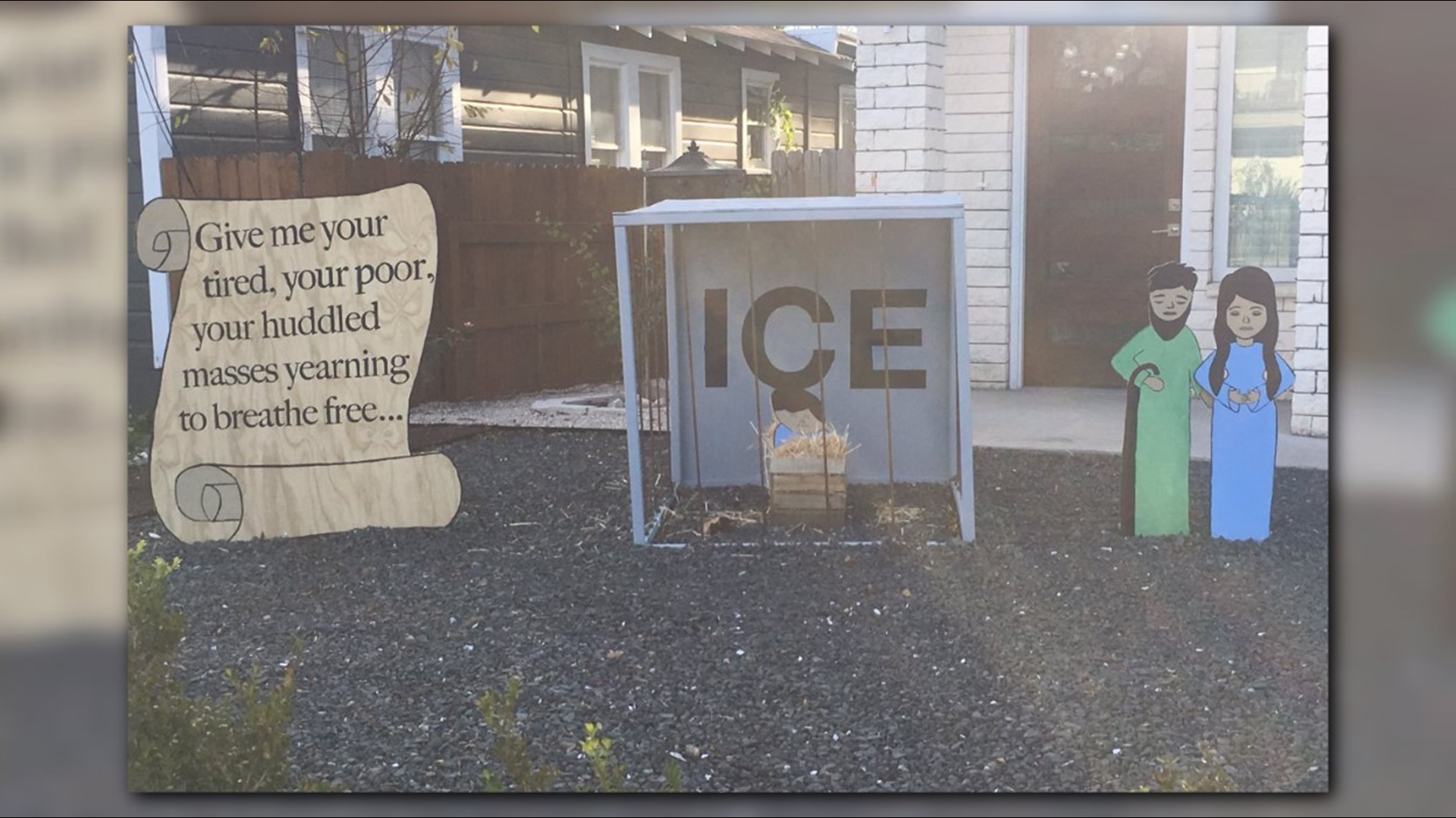 Austin couple builds nativity scene with baby Jesus in 'ICE' detainment ...