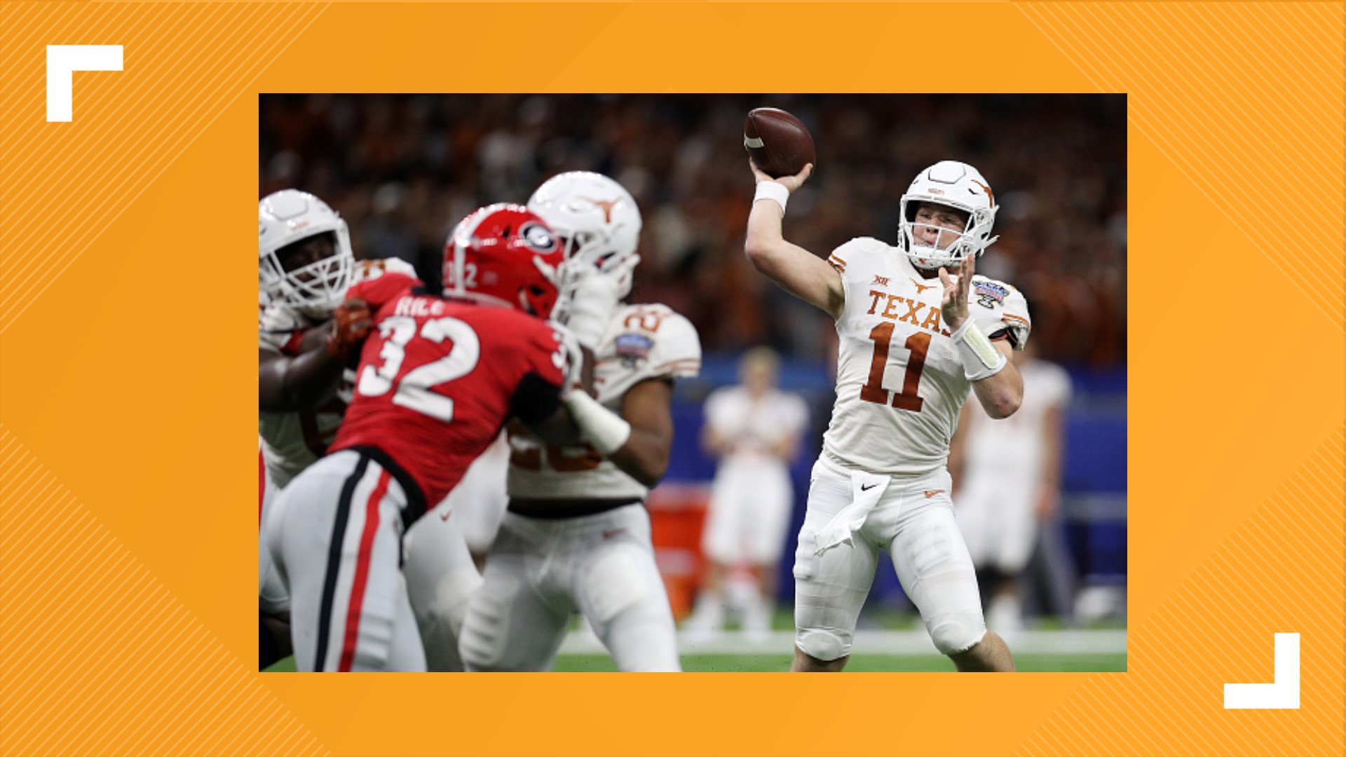 Texas Quaterback Sam Ehlinger uses football to honor late father | kvue.com