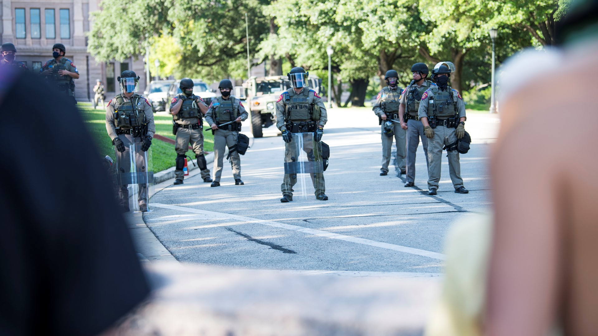 PHOTOS: Protesters march through Downtown Austin for seventh night in a ...