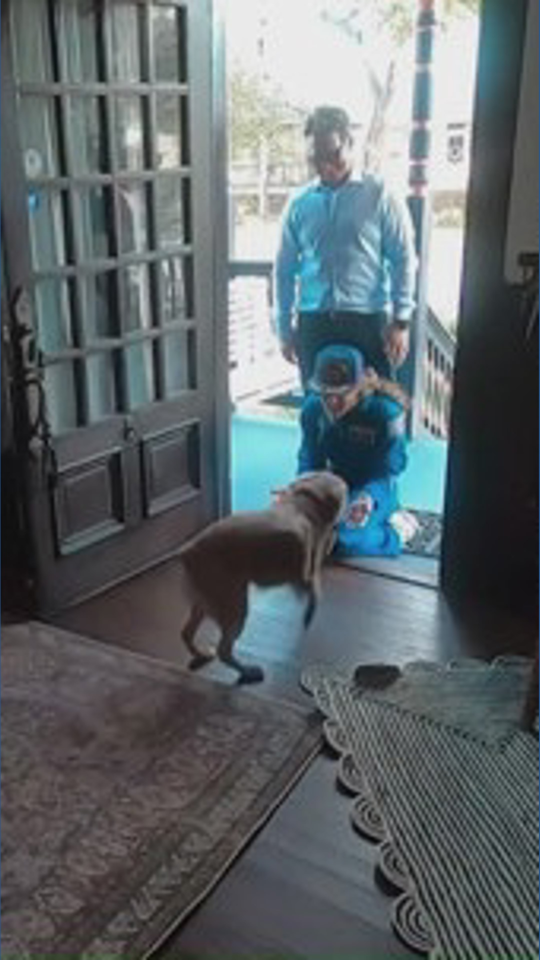 Artemis II astronaut Christina Koch welcomed home by dog 'Sadie' | kvue.com